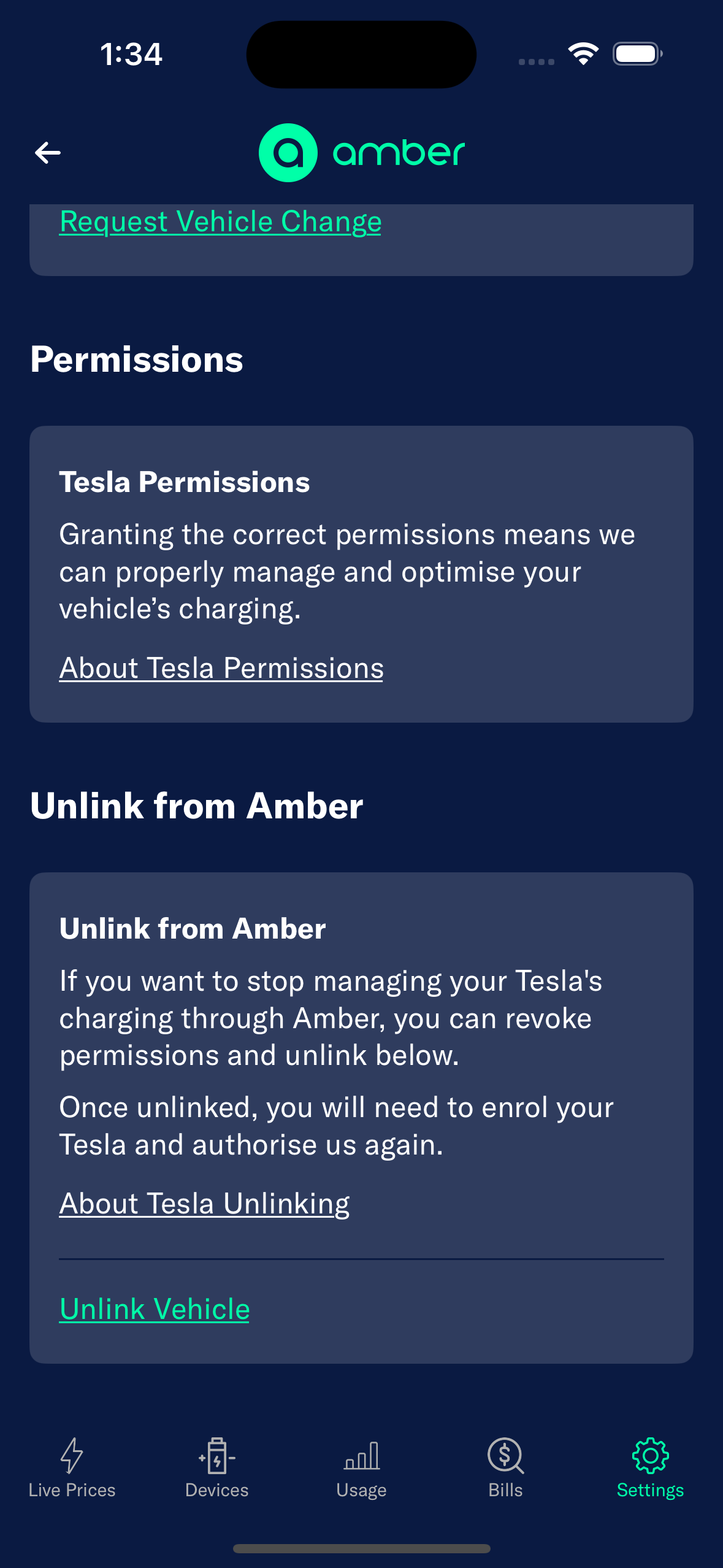 Enrolling your EV with the Amber for EVs automation – Amber Electric